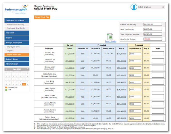 Performance Pro Update v3.13-Merit Matrix Enhancements
